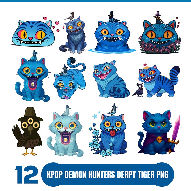 Huntrix Stickers Face - Etsy