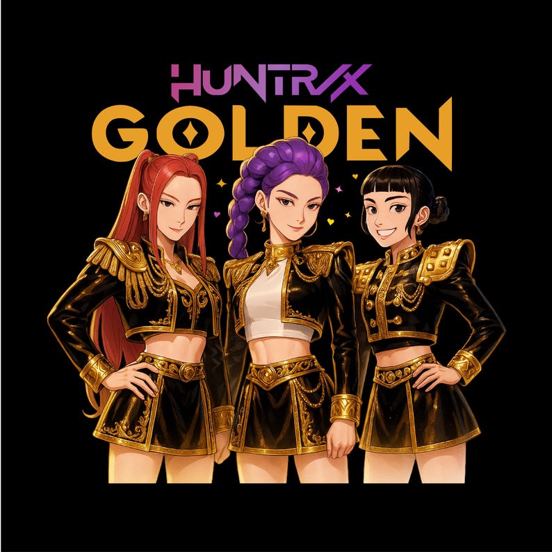 Kpop Huntrix Golden Girls PNG | Anime Fan Art (digital Download) - Etsy
