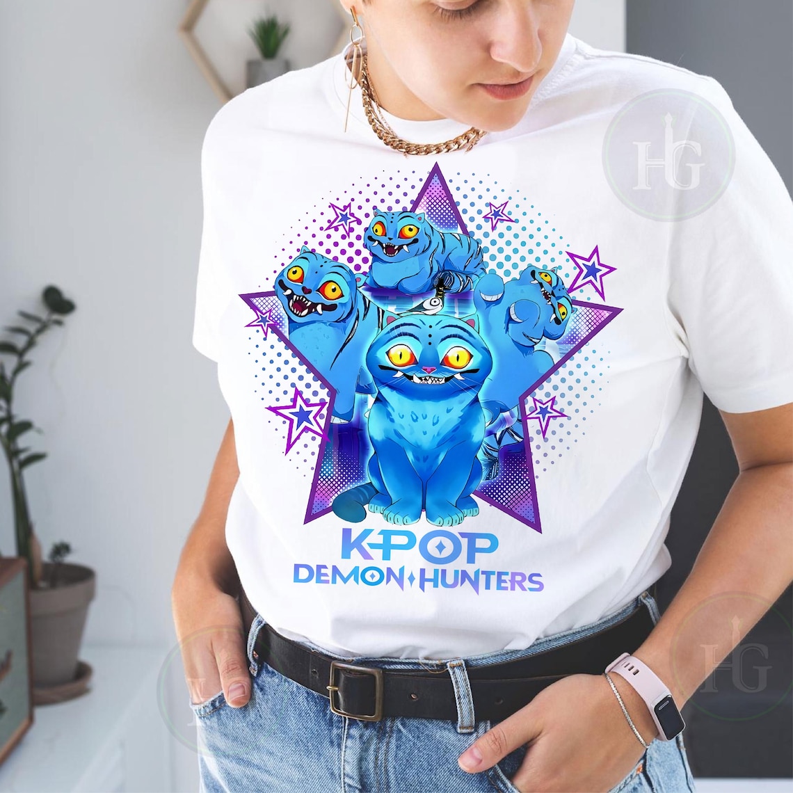 Huntrix Derpy Tiger PNG, Kpop Demon Hunters Tiger Clipart, Derpy the ...