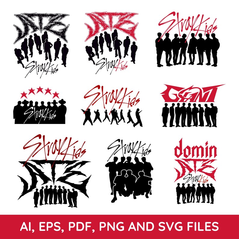 Stray Kids SKZOO SVG PNG Bundle, Kpop Cut Files (digital Download ...