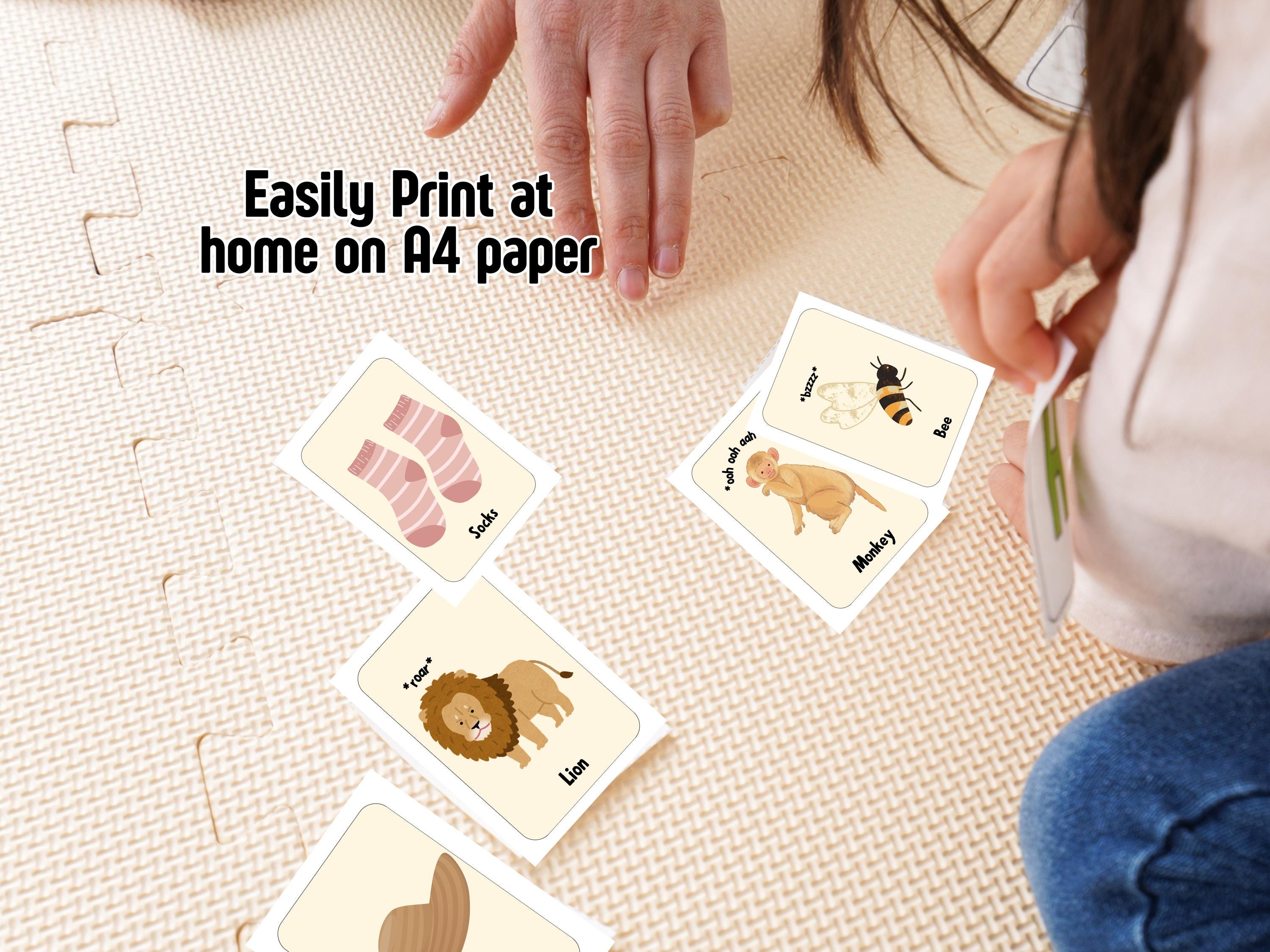 40 Most Common First Baby Words Flashcards, Printable at Home Learning ...