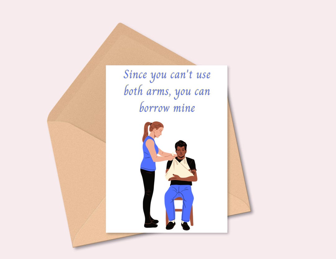 Shoulder Surgery Get Well Card Printable, Shoulder Patient Best Wishes ...
