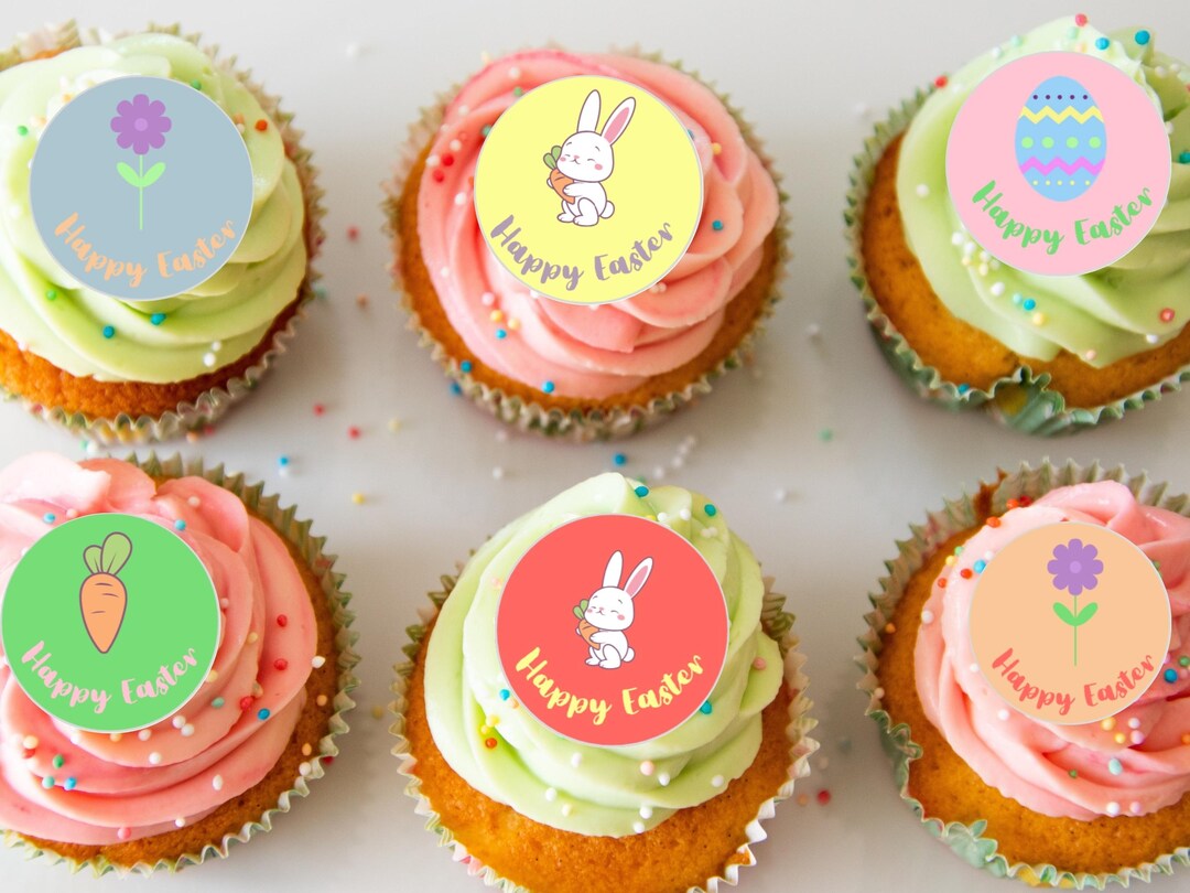 Easter Printable Cupcake Topper for Parties, School or Any Easter Event ...