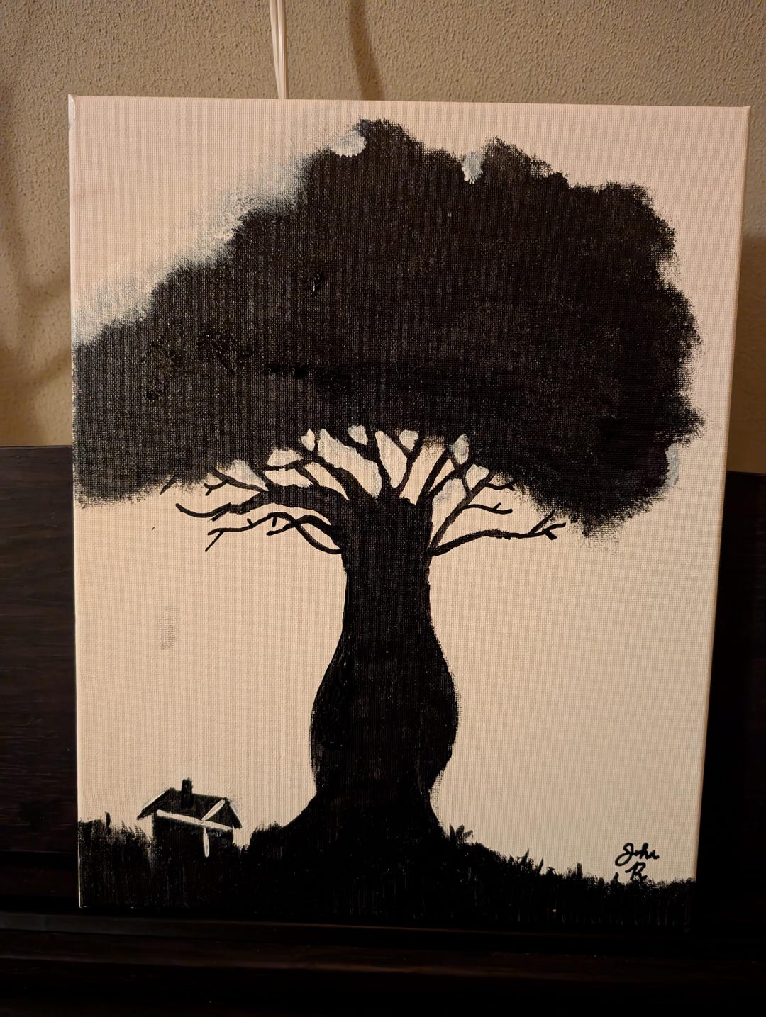 Original Tree Painting on Canvas - Etsy