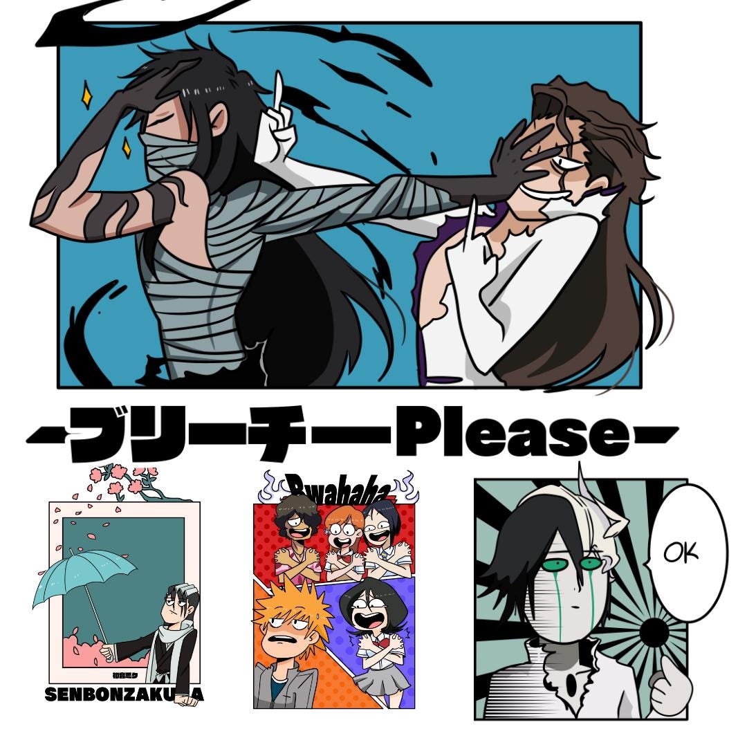 Bleach Anime Design, Pack Anime, PNG, Anime Art, Anime Stickers. - Etsy