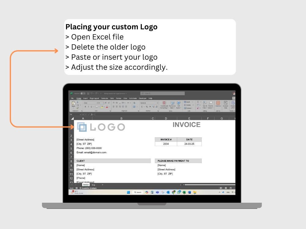 Billing Invoice Template - 3 in 1 | Editable File on MS Excel - Etsy