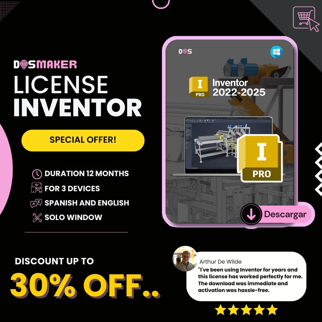 Inventor Annual License 3 Devices Windows Only Instant Access - Etsy