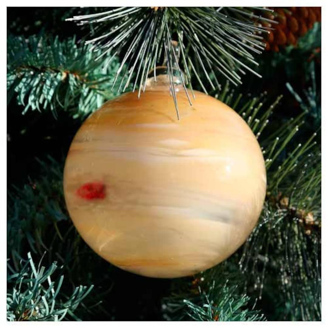 Blown Glass Jupiter Christmas Ornament - Etsy