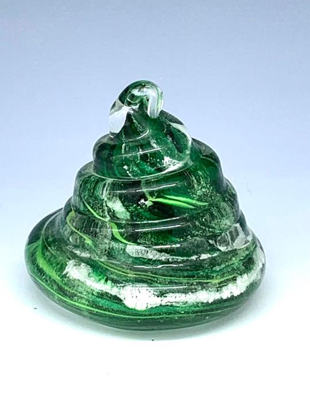 Blown Glass Alien Poop Glows in the Dark! Paperweight Pooperweight - Etsy