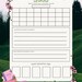 Monthly Reading Goal Template - Etsy