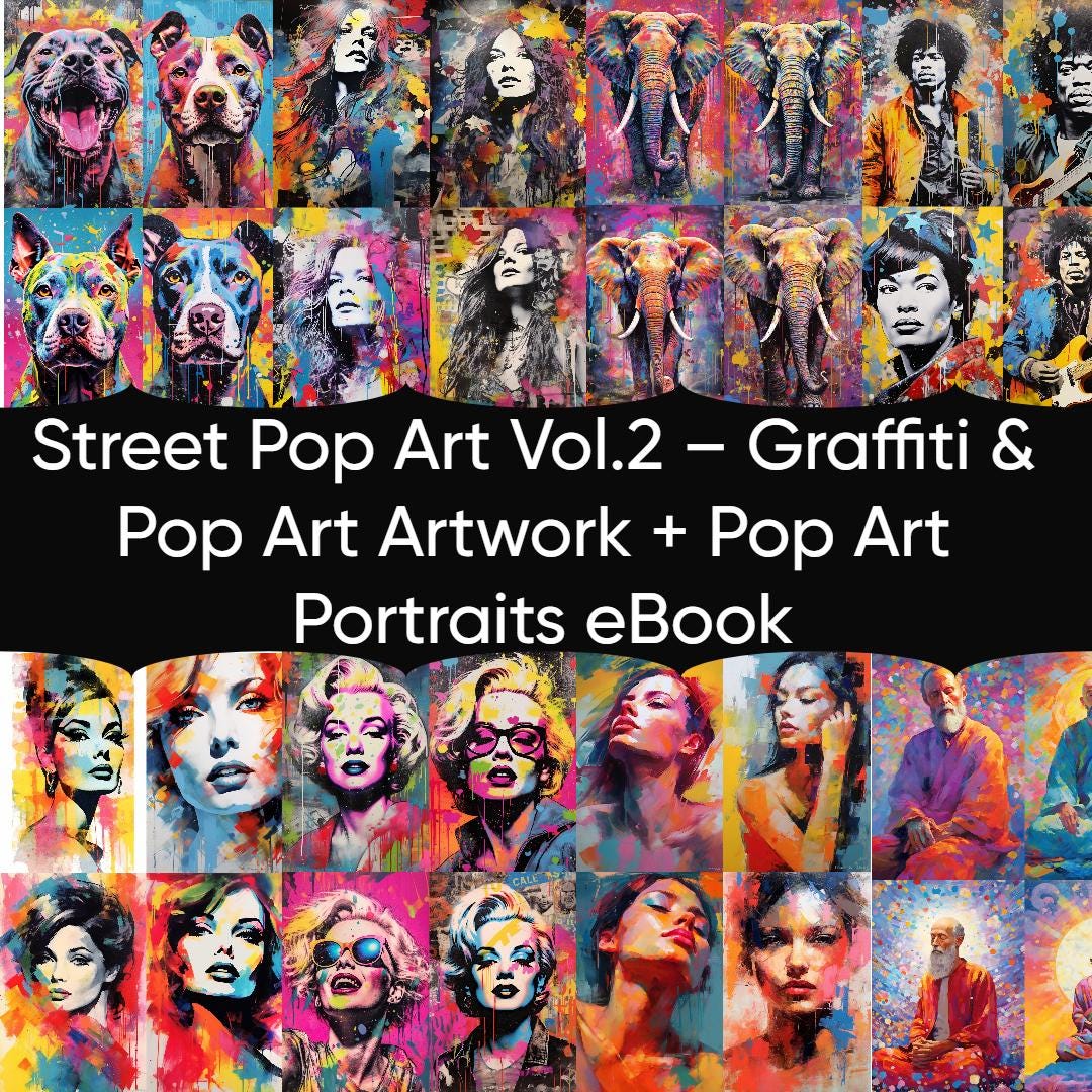 Street Pop Art Vol.2 – 700+ Graffiti & Pop Art Artwork + Pop Art ...