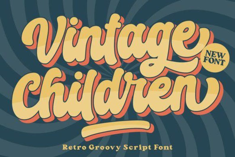 Super Retro Font and Graphics Bundle – 23 Fonts + Bonus Retro Quote ...