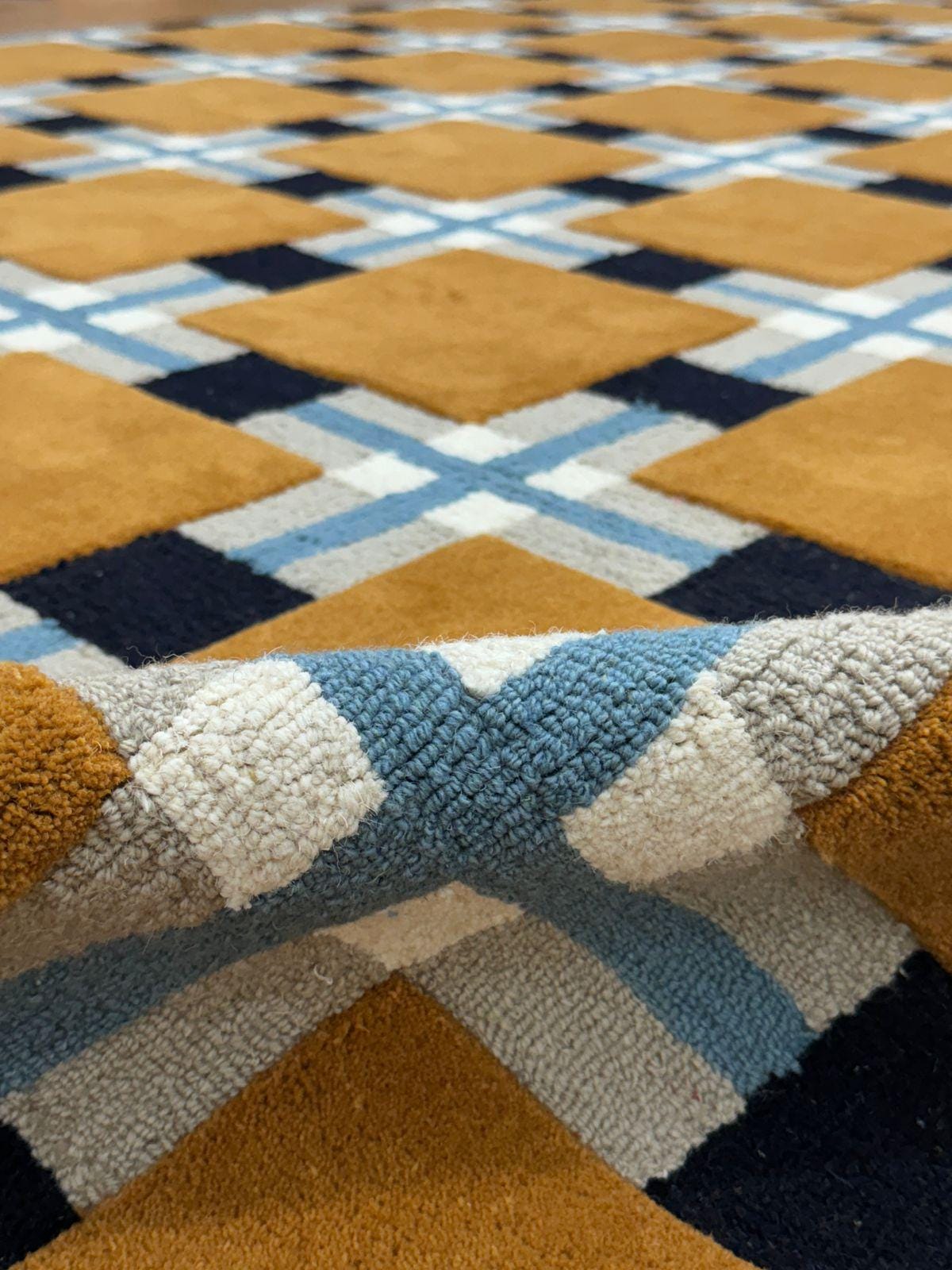 EVELINA KROON Design Hand Tufted Rug 100% Wool Handmade Area Rug Carpet ...