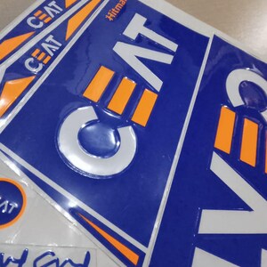 2025 Latest Edition ROHIT SHARMA CEAT (pack of 3 Cricket Bat Stickers ...