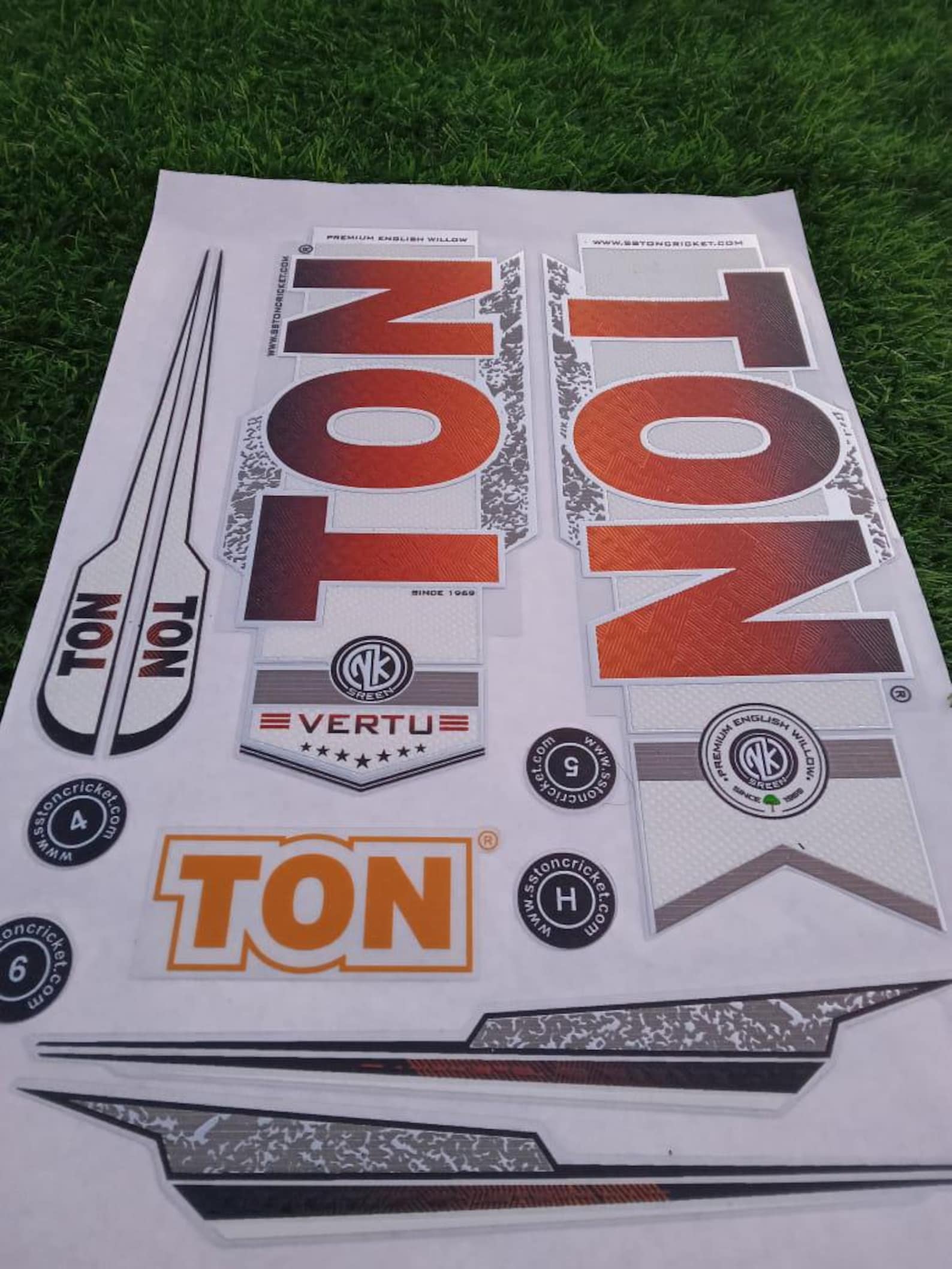 2025 Latest Edition TON (pack of 3 Cricket Bat Stickers ). Select Any 3 ...