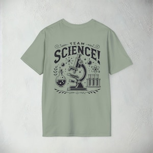Team Science T-shirt - Retro Science Shirt for Women, Scientists, and ...