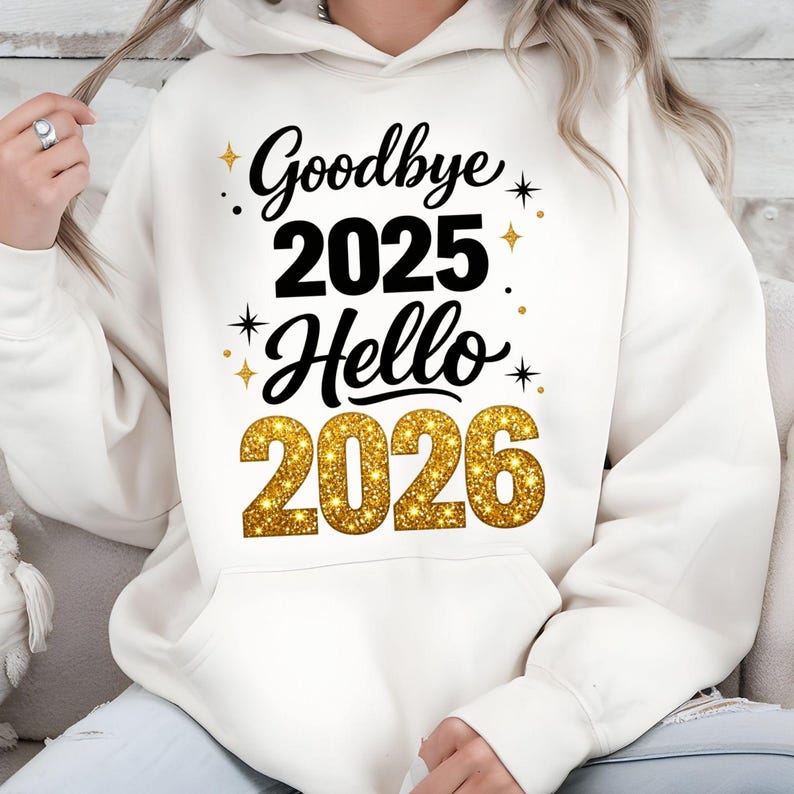 Good Bye 2025 Hello 2026 PNG, Hello 2026 Shirt PNG, New Year Shirt PNG ...