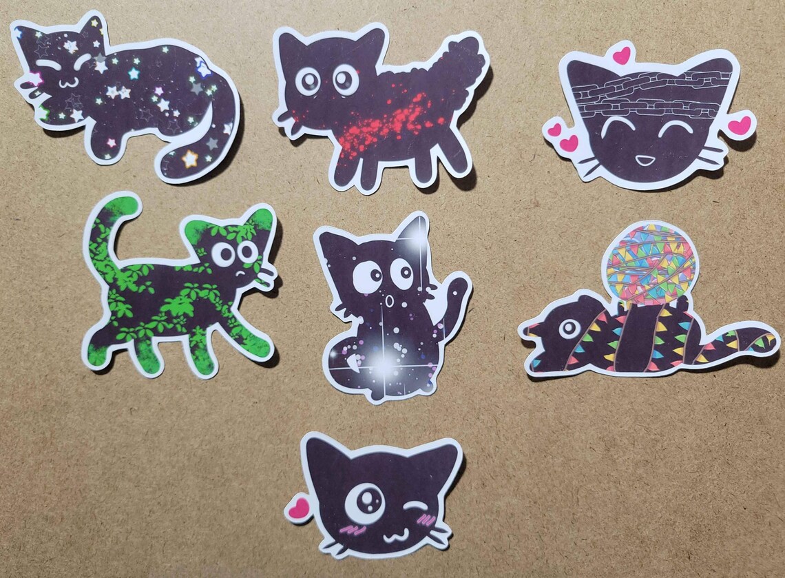 Black Void Cats 1 - Etsy