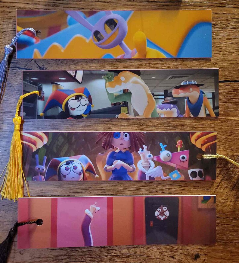 TADC Laminated Bookmarks With Tassels (set 2) - Etsy
