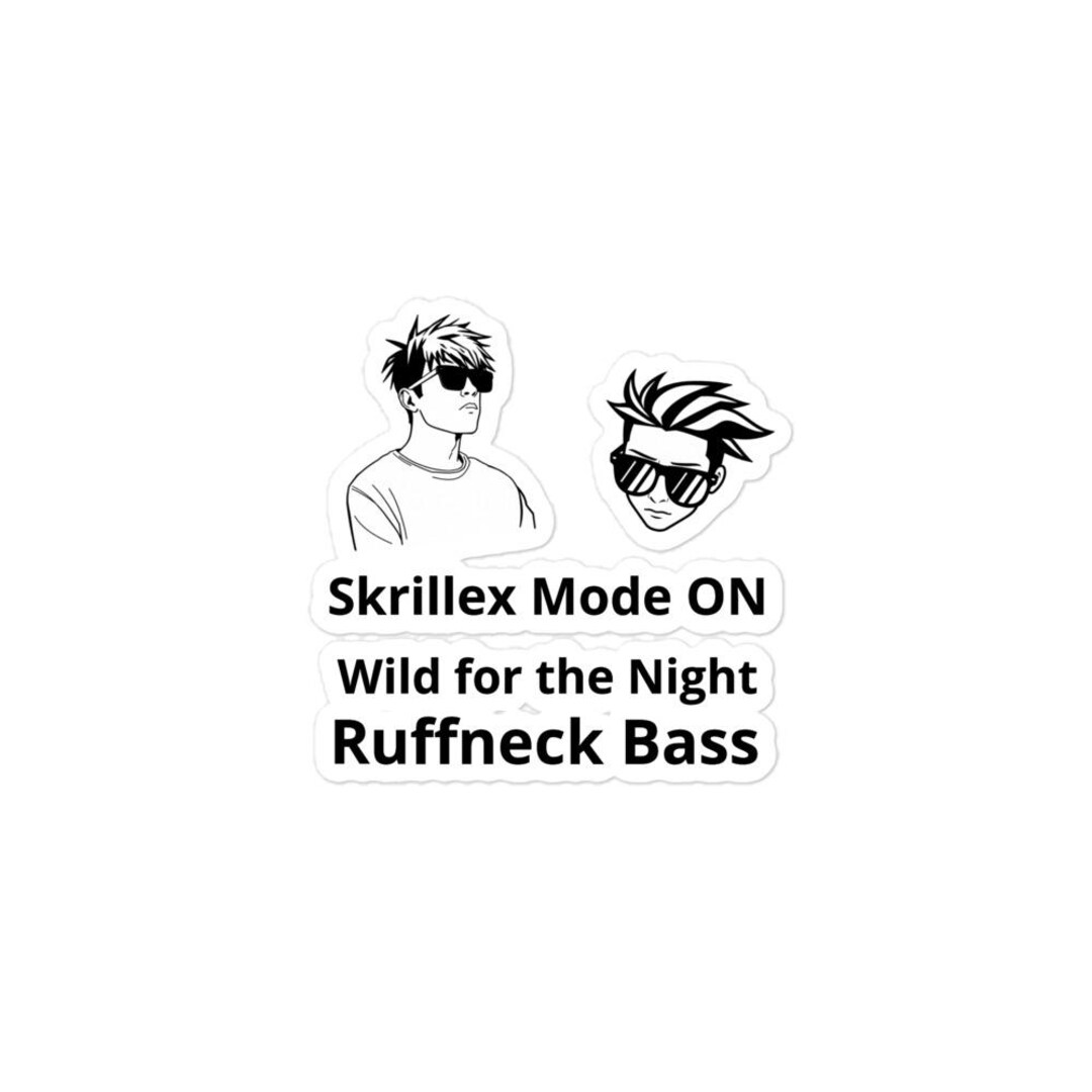 Skrillex Logo Stickers – Waterproof Vinyl Decals for Laptop, Phone, Car ...