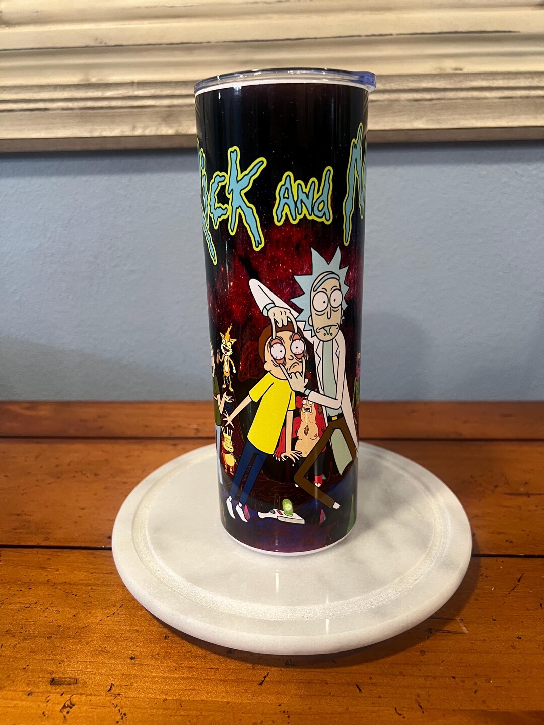 20 Oz Rick and Morty Tumblr . Great for Hot and Cold Drinks - Etsy
