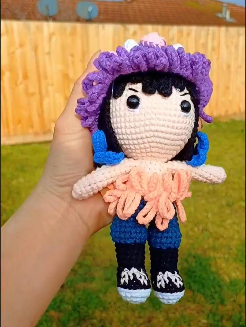 Demon Slayer Crochet Plush – Nezuko, Tanjiro, Zenitsu & Inosuke ...