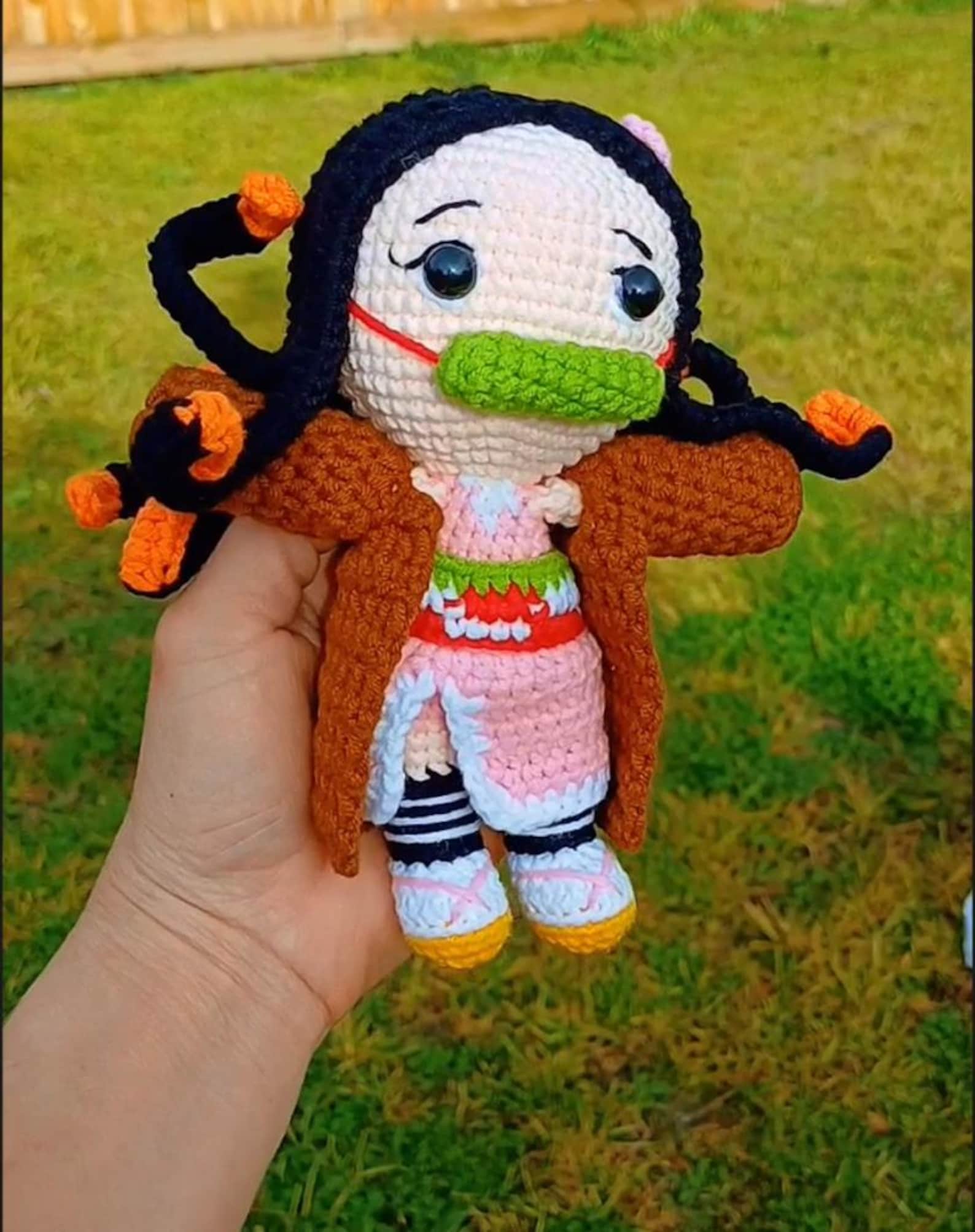 Demon Slayer Crochet Plush – Nezuko, Tanjiro, Zenitsu & Inosuke ...
