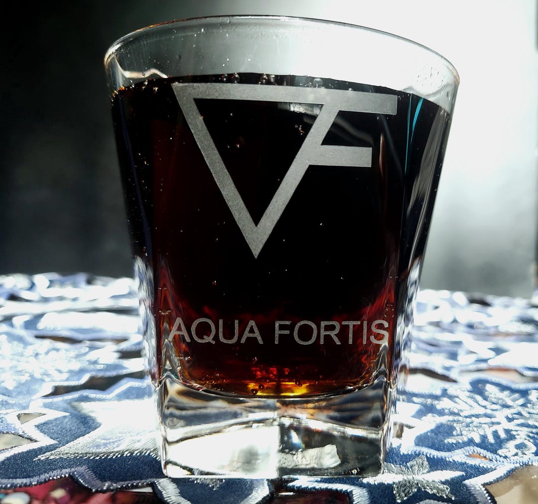 Alchemy Symbol Etched Whiskey Glass (science Glass) - Etsy