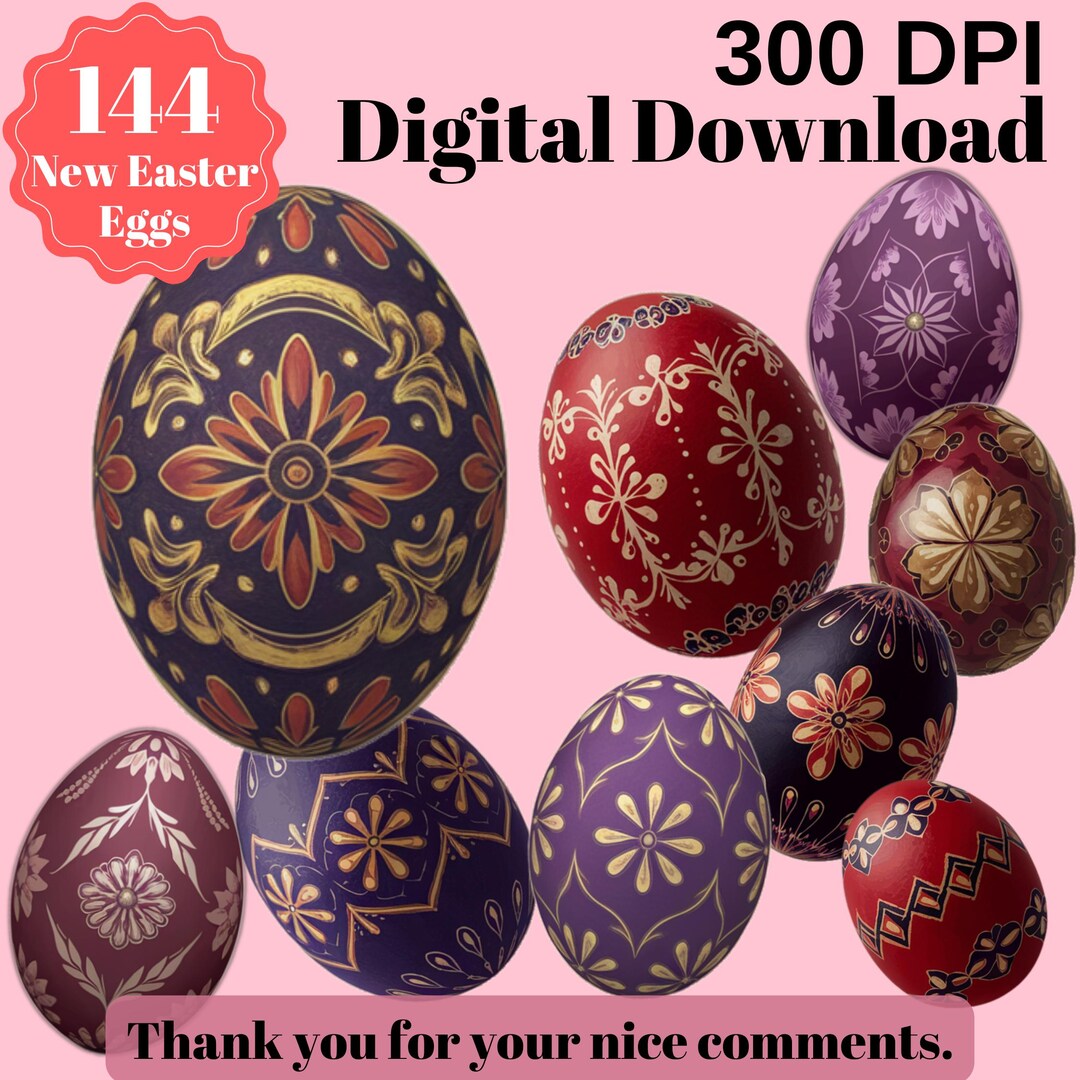 144 Unique Coloring Samples | Pysanky Easter Egg | Traditional ...