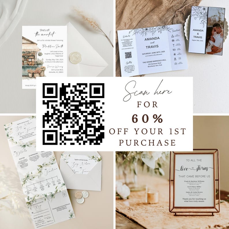 Wedding Program Petal Fan, Elegant Custom Printable Templates for DIY ...