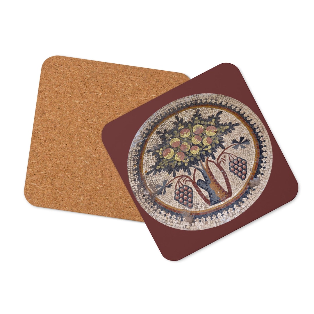 Madaba Tree of Life, Madaba, Jordan - Cork-back Coaster - Etsy