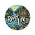 River Life Round Stickers, Indoordoor, Water-themed Decal, Outdoor ...
