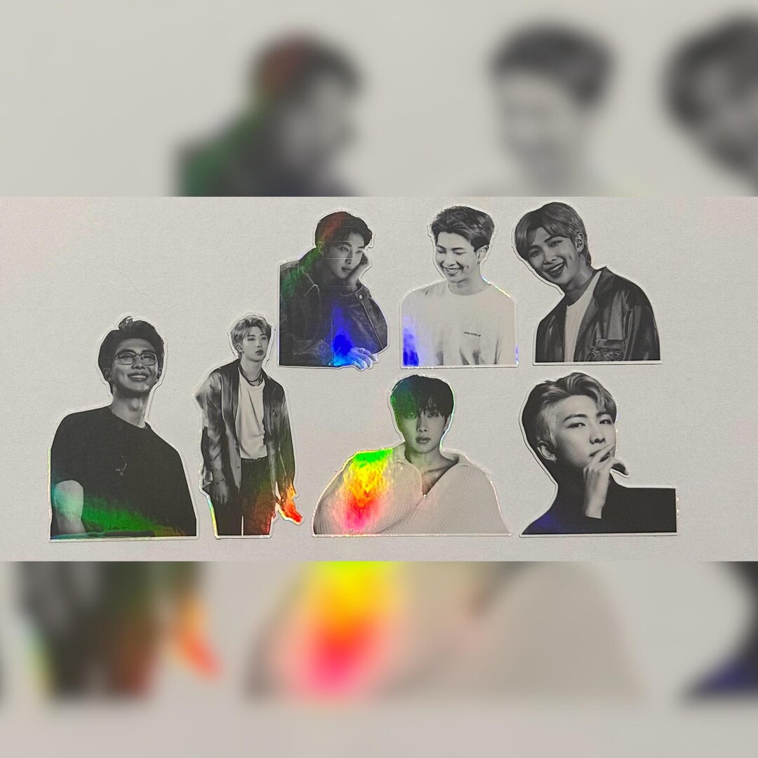Namjoon (RM) Shiny Stickers BTS - Etsy