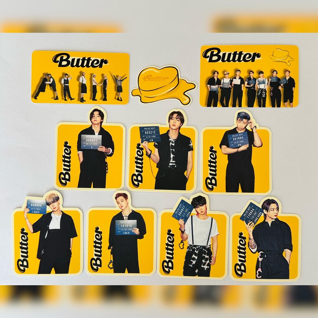 BTS Butter Stickers - Etsy
