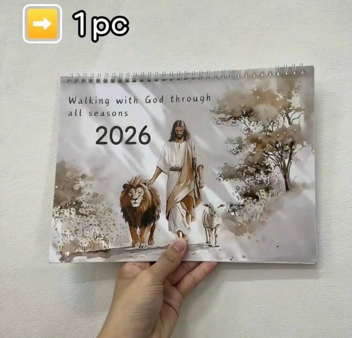 2026 Christian Bible Verse Calendar | Daily Devotional Planner With ...
