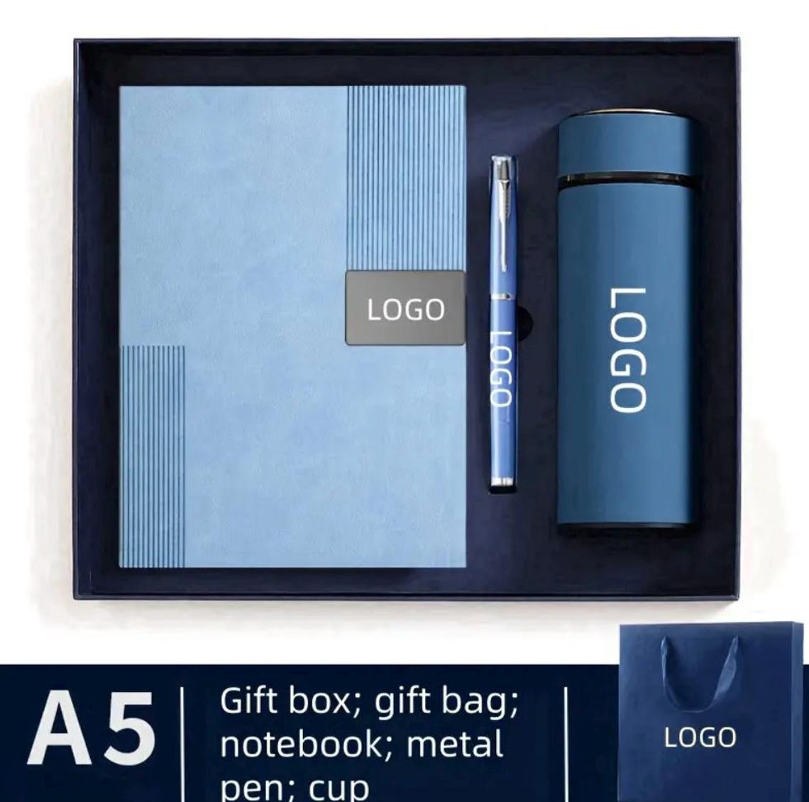 Customized Logo Notebook Gif Box Water Cup Gift- Business Office Gift ...