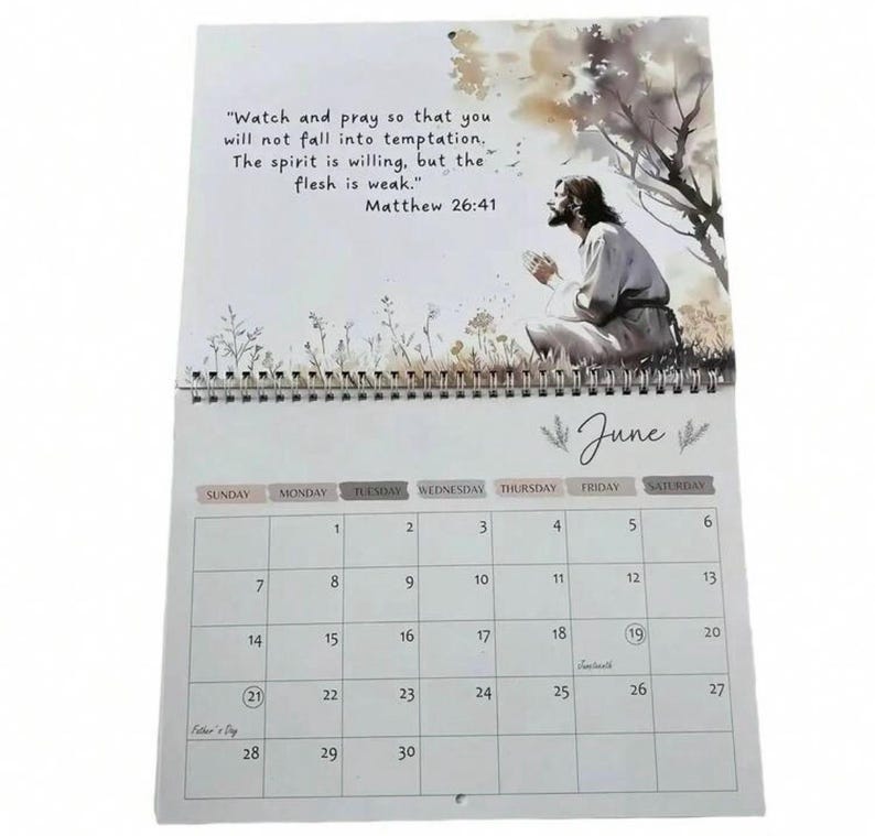 2026 Christian Bible Verse Calendar | Daily Devotional Planner With ...