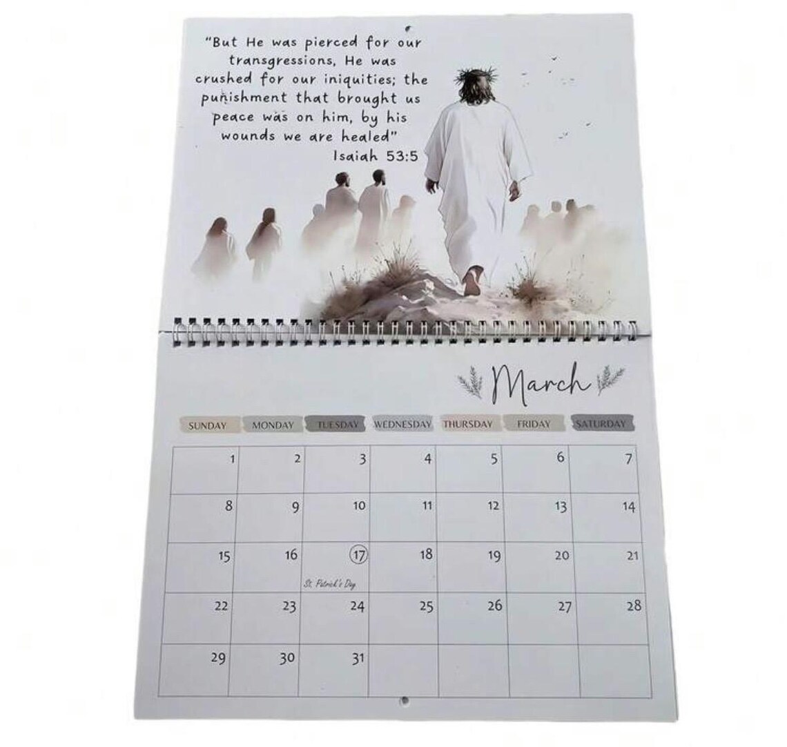 2026 Christian Bible Verse Calendar | Daily Devotional Planner With ...