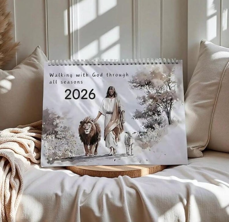 2026 Christian Bible Verse Calendar | Daily Devotional Planner With ...