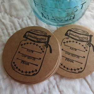 Mason Jar Stickers-canning Jar Labels-preserving Stickers-homestead ...