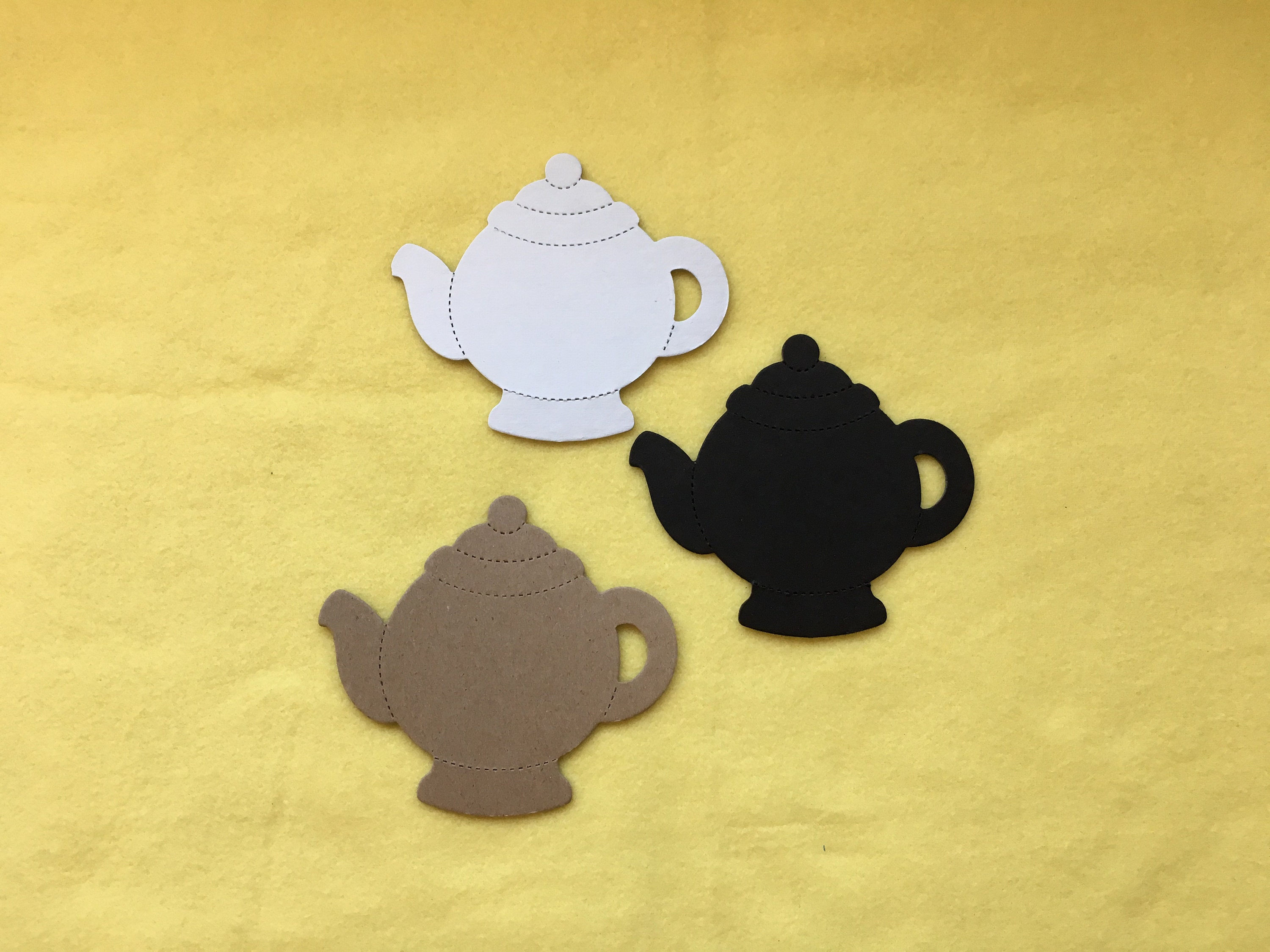 Blank Chipboard Teapot Shapes-teapot Die Cuts-teapot - Etsy Canada