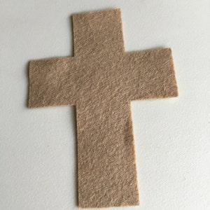 Wool Felt Crosses- Easter Decorations-applique-penny Rug- Primitive Stitching Quilting ...