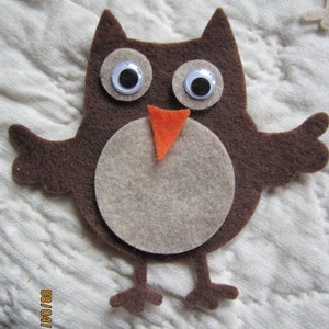 Felt Owl Kit-diy Fall Crafts-birthday Party Craft Kit-autumn Crafts ...