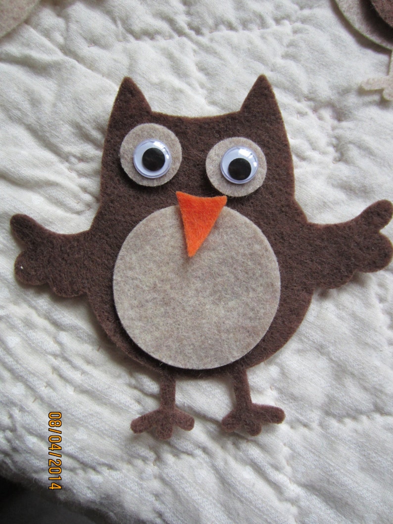 Felt Owl Kit-diy Fall Crafts-birthday Party Craft Kit-autumn - Etsy