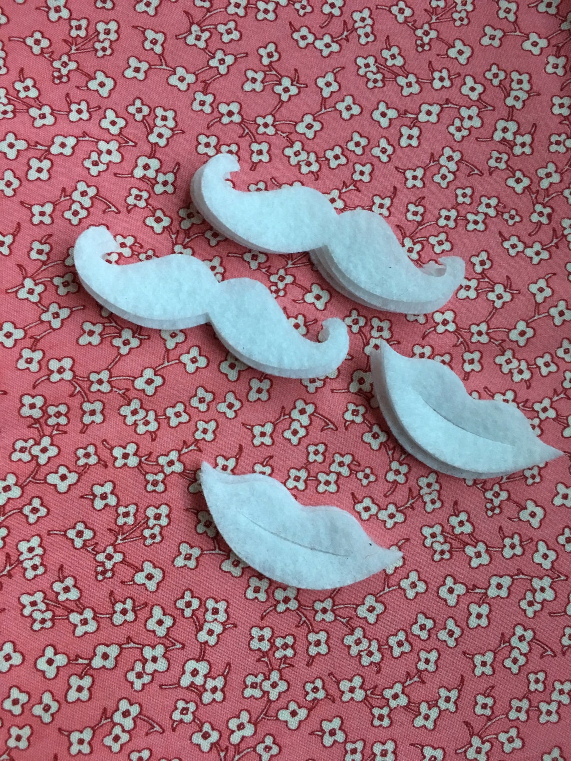 Felt Lips & Mustache Shapes for Wax Dipping-diy Kits for | Etsy
