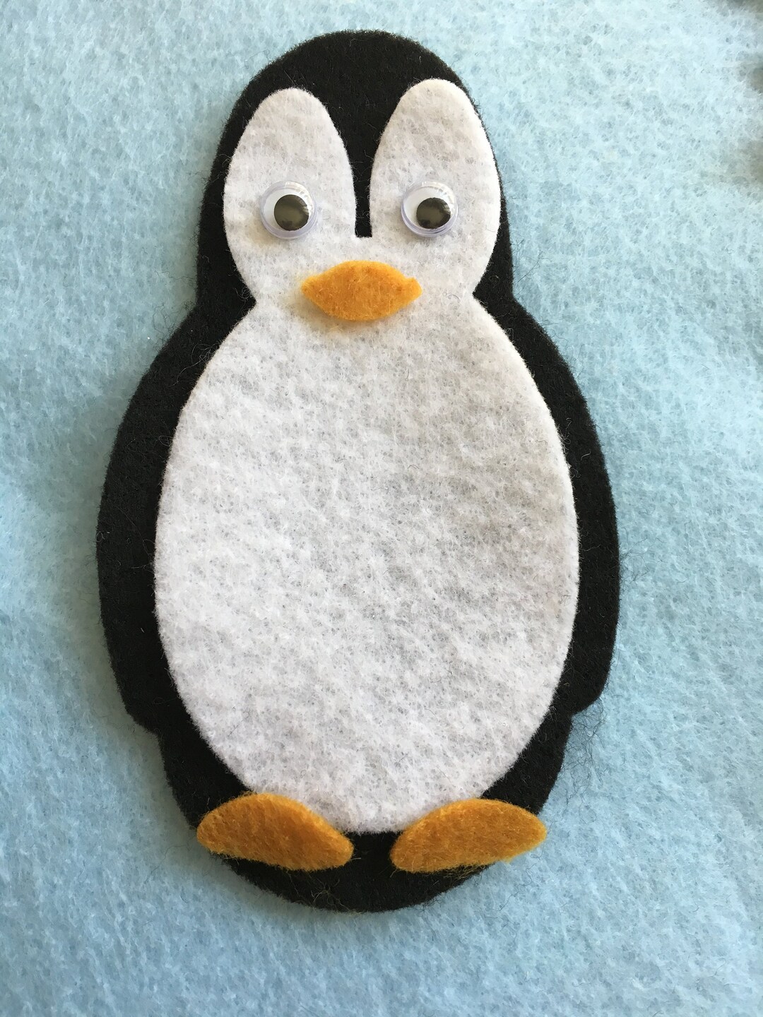 Felt Penguin Applique Kit: DIY Christmas Ornament Craft (no Sew) - Etsy