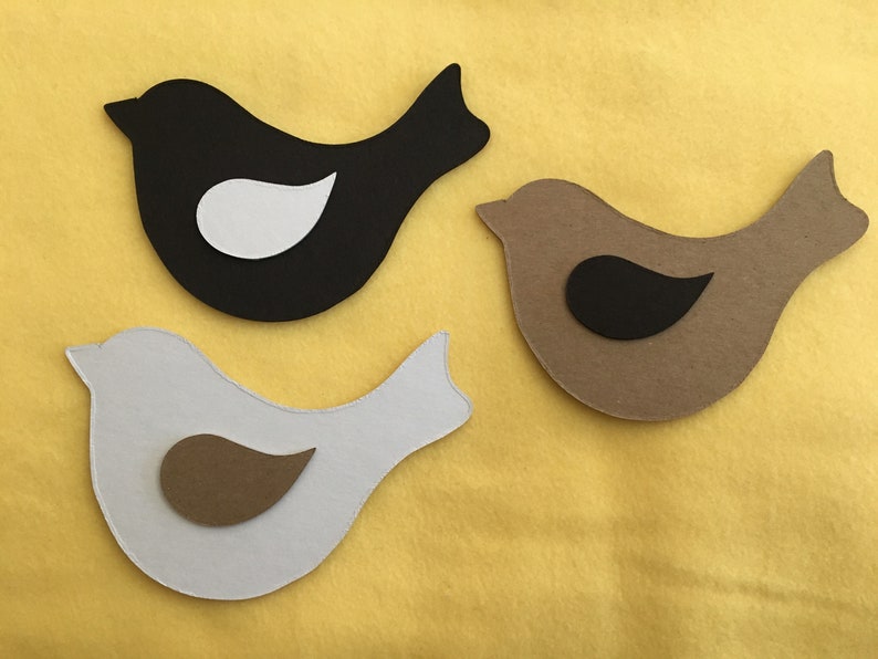 Bird Shaped Chipboard Blank Bird Shapes-unfinished Die Cut - Etsy