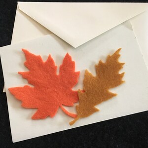 Autumn Leaves-felt Fall Leaves-felt Maple Leaf-felt Oak Leaf-home Decor ...