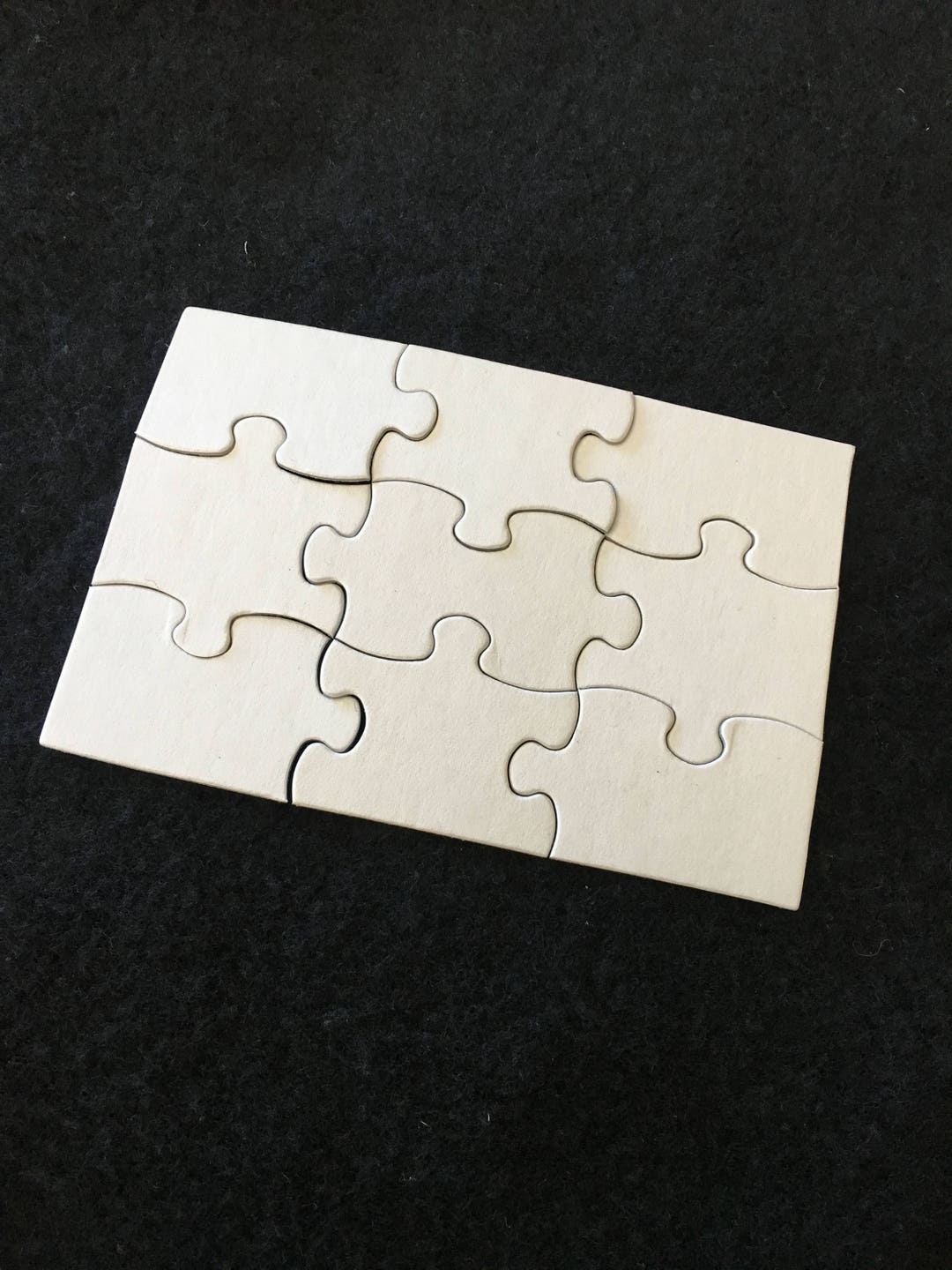 DIY Jigsaw Puzzle Kit-chipboard Puzzle Shapes-4x6" Unfinished Puzzle ...