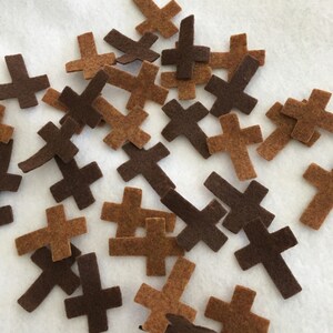 Felt Crosses-felt-fetti Cross Shapes-die Cut Cross-sunday School-cross ...